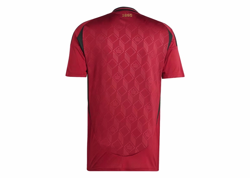 adidas Belgium 24 Home Jersey Team Coll Burgundy Men's - SS24 - US