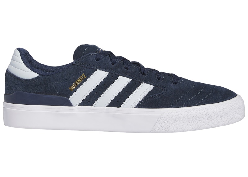adidas Busenitz Vulc II Collegiate Navy Halo Blue Gold Foil Men's ...