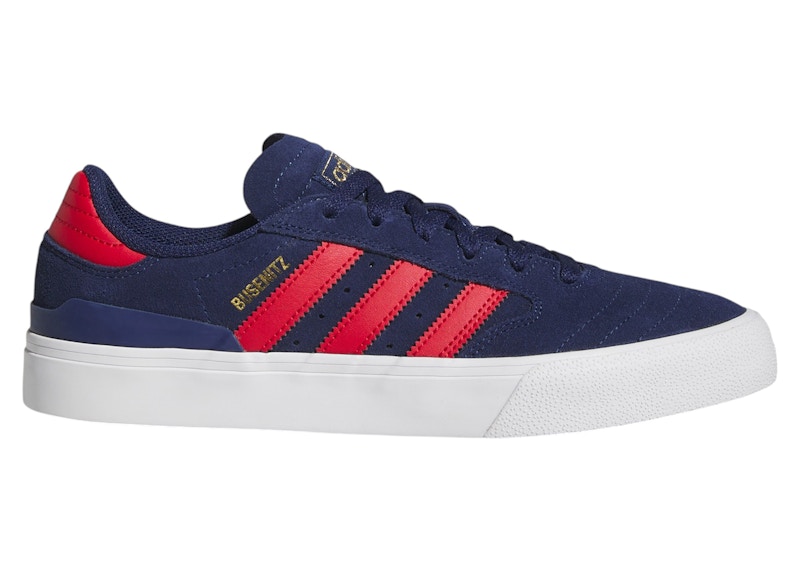 adidas Busenitz Vulc II Dark Blue Better Scarlet Gold Metallic Men's ...