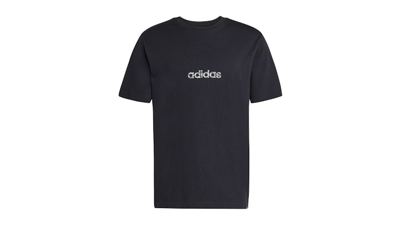 adidas Camo Linear Graphic T-Shirt Black Men's - FW25 - US