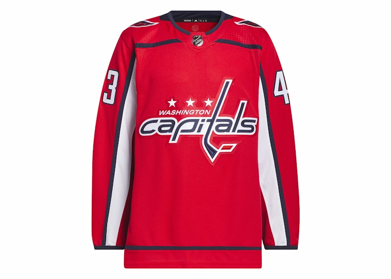 adidas Capitals Wilson Home Authentic Jersey Red Men's - SS24 - US