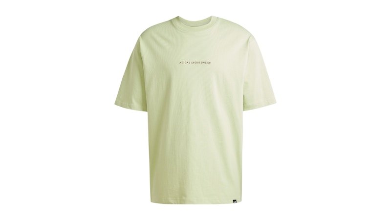 adidas Codes Doodle Graphic T-Shirt Camp Magic Lime Men's - FW25 - US