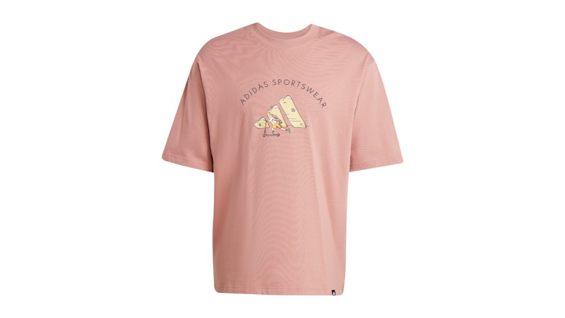 adidas Codes Doodle Scooter Graphic Tee Warm Clay Men's - FW25 - US
