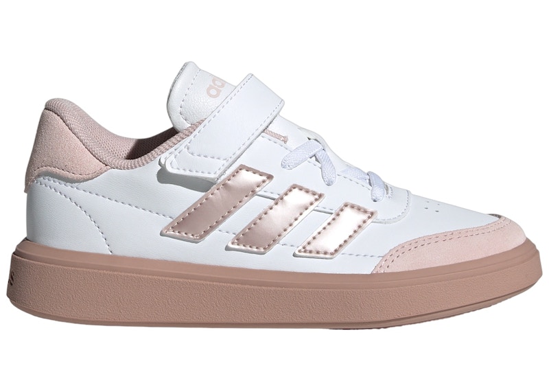 adidas Courtblock Cloud White Sandy Pink Met. Sandy Pink (PS) - ID6505 - US