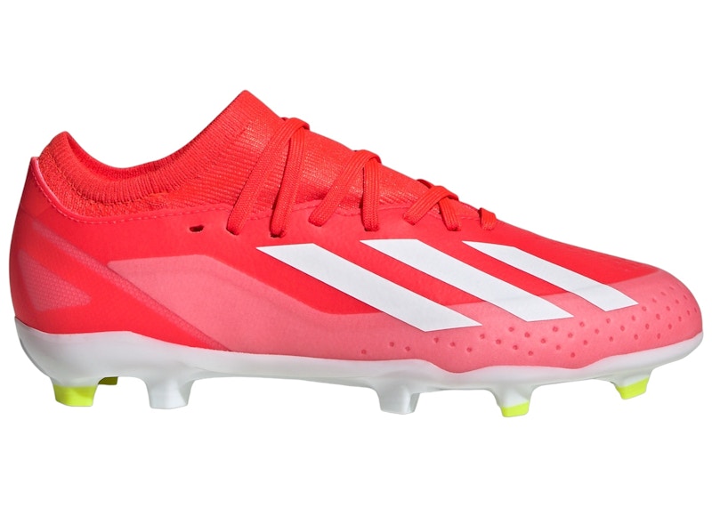 adidas Crazyfast League FG Solar Red Cloud White Team Solar Yellow (GS ...