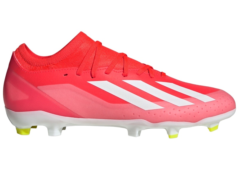 adidas Crazyfast League FG Solar Red Cloud White Team Solar Yellow Men ...