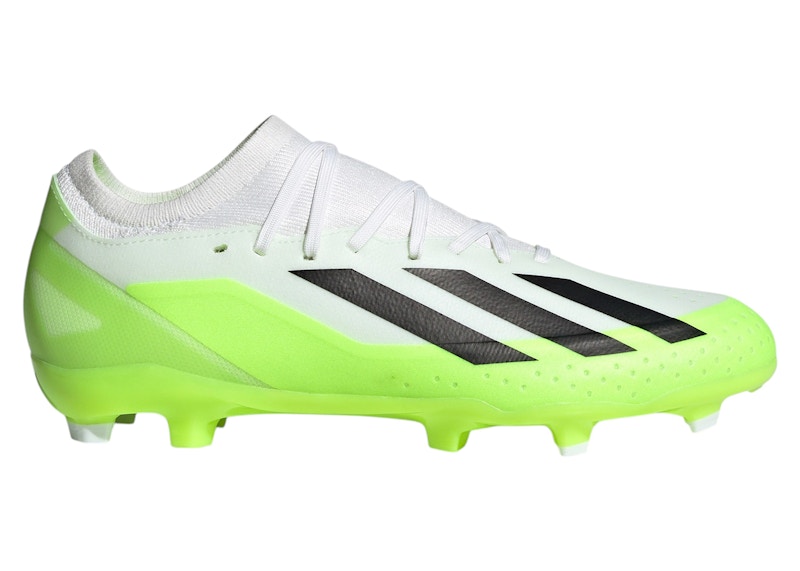 adidas X Crazyfast.3 FG Cloud White Core Black Lucid Lemon Men's ...