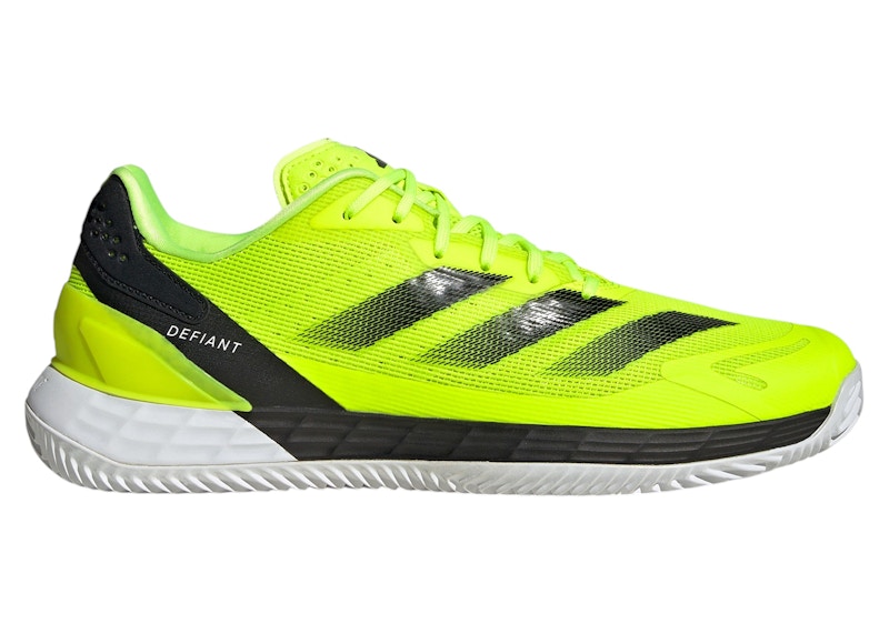 adidas Defiant Speed 2 Clay Lucid Lemon Core Black Cloud White Men's ...