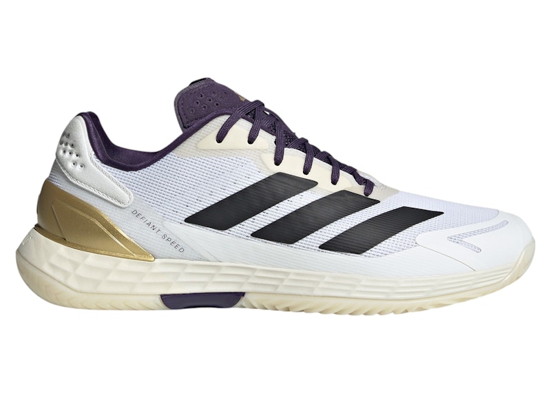adidas Defiant Speed 2 Cloud White Core Black Aurora Plum Men's ...