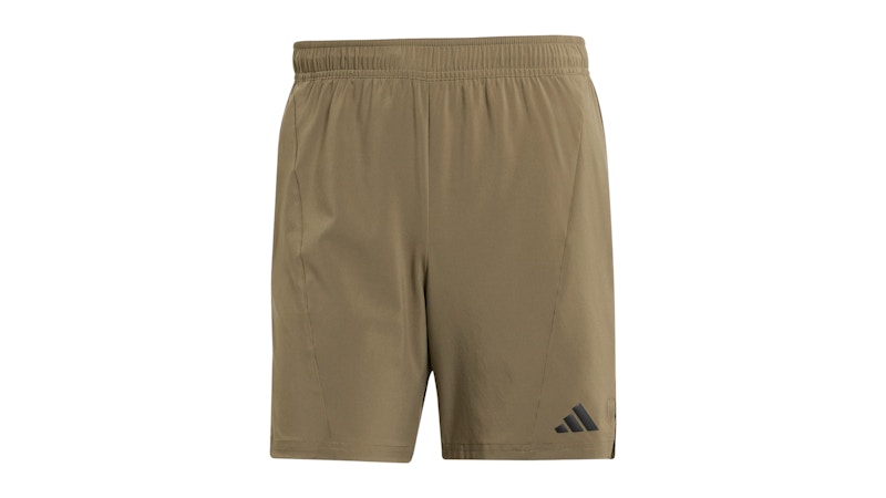 adidas Designed For Workout Shorts Olive Strata Men's - SS25 - US