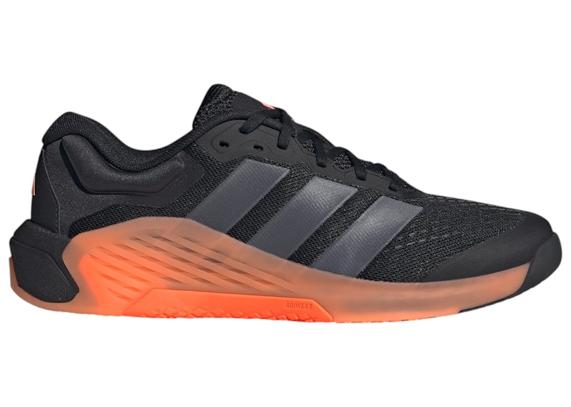 adidas Dropset 4 Power Black Aurora Onix Lucid Orange Men's - JR4677 - US