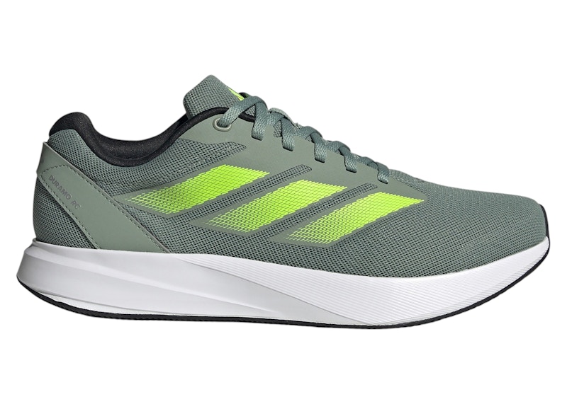 adidas Duramo RC Silver Green Lucid Lemon Core Black Men's - IH0581 - US