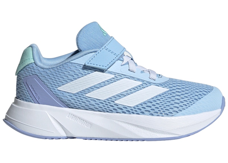adidas Duramo SL Glow Blue Cloud White Semi Flash Aqua (GS) - ID9145 - US