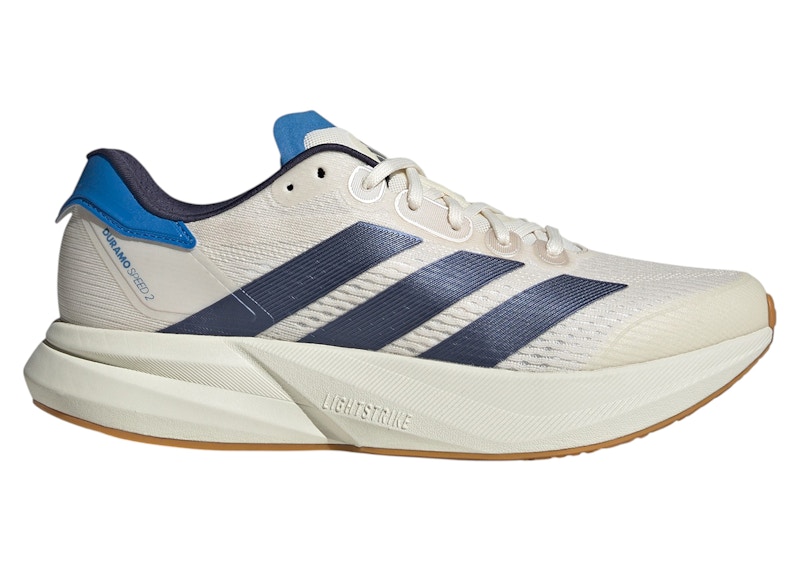 adidas Duramo Speed 2 Chalk White Shadow Navy Hombre - JP9223 - US