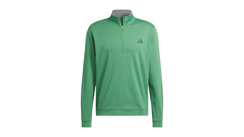 adidas Elevated 1/4-Zip Sweatshirt Preloved Green Men's - SS25 - US