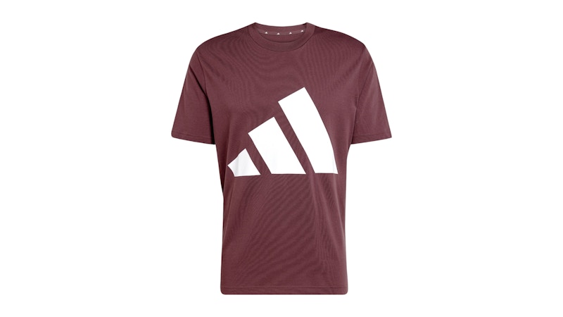 adidas Essentials Big Logo Tee Aurora Ruby/Brown Men's - SS25 - US