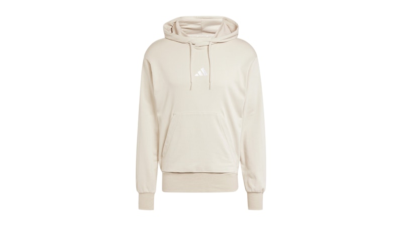 adidas Essentials Feelcozy French Terry Hoodie Wonder Alumina/White Men ...