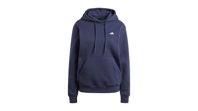 adidas Essentials Small Logo Feel Cozy Hoodie Legend Ink - SS25 - US