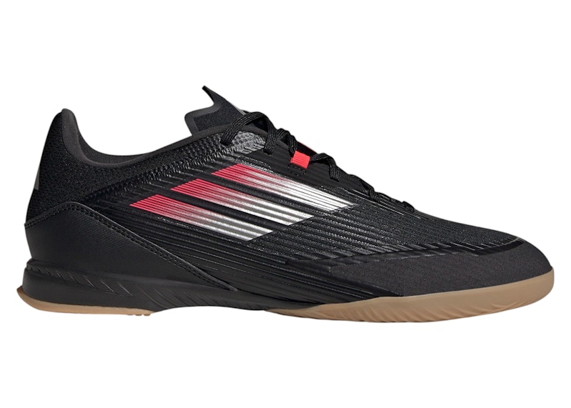 adidas F50 League Indoor Black Iron Metallic Lucid Red Men's - IE1227 - US