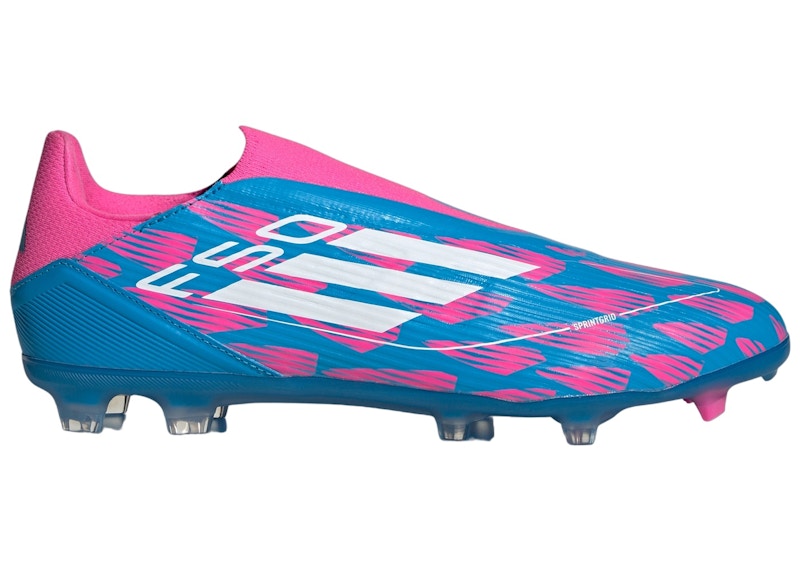 adidas F50 League Laceless Firm/Multi-Ground Solar Blue Cloud White ...