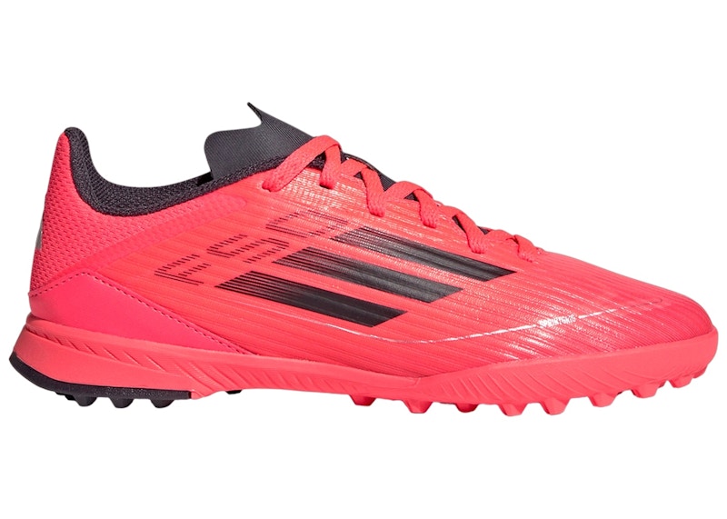 adidas F50 League Turf Turbo Aurora Black Platinum Metallic (GS) Kids ...