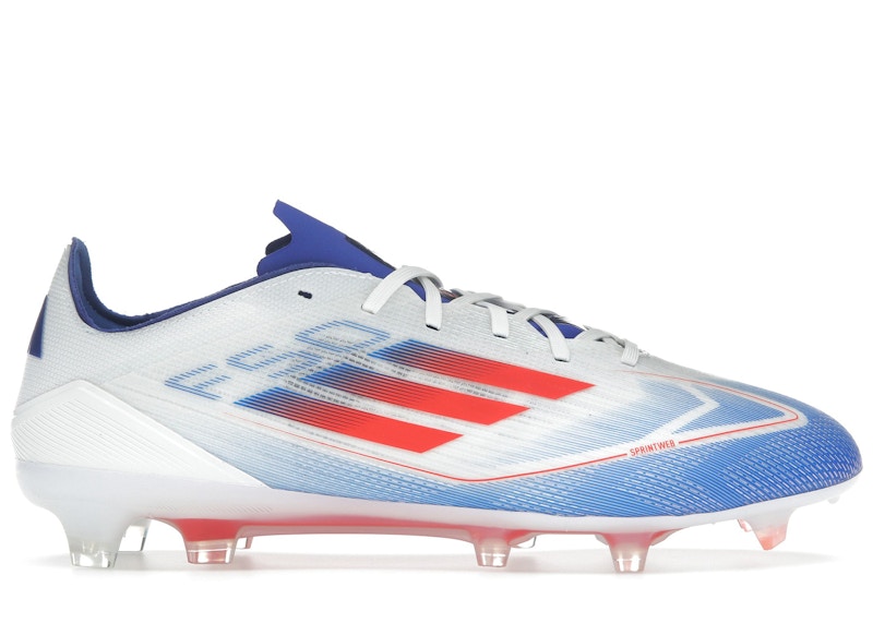 adidas F50 Pro FG Cloud White Solar Red Lucid Blue Men's - IE0596 - US