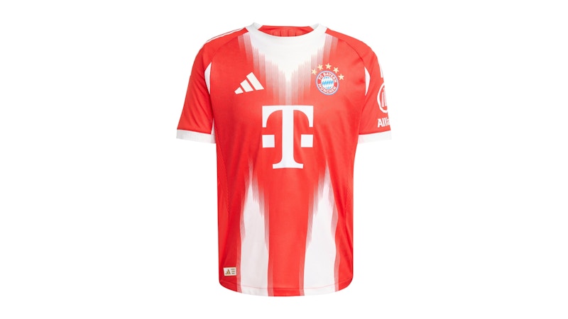 adidas FC Bayern 25/26 Home Authentic Jersey Red Men's - SS25 - US