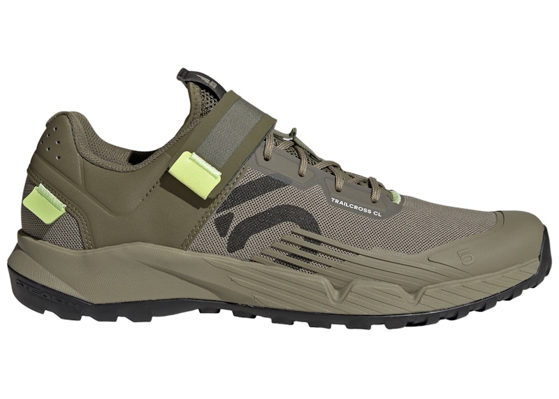 adidas Five Ten Trailcross Clip-In Orbit Green Carbon Pulse Lime Men's ...