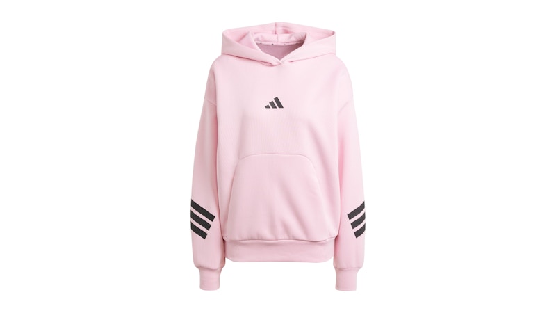 adidas Future Icons 3-Stripes Hoodie True Pink - SS25 - US