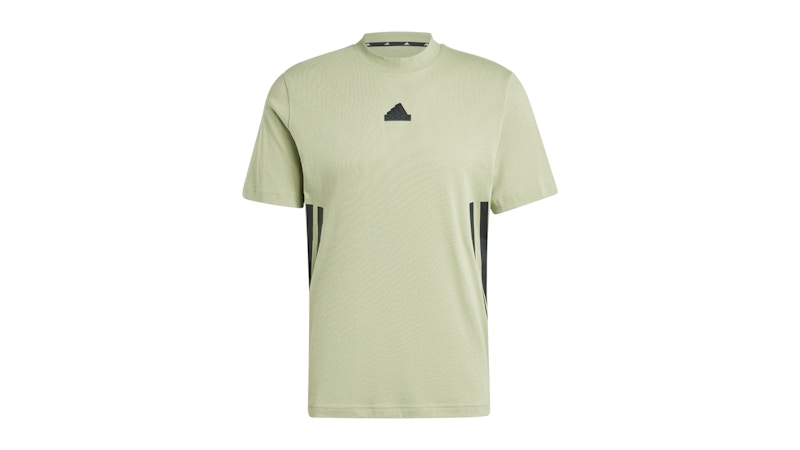 adidas Future Icons 3-Stripes T-Shirt Tent Green Men's - SS25 - US