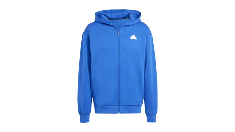 adidas Future Icons Badge Of Full Zip Hoodie Semi Lucid Blue Men's ...