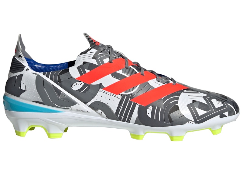 adidas Gamemode FG Cloud White Solar Red Bright Cyan Men's - GV6860 - US