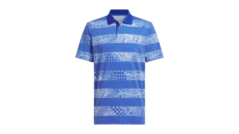 adidas Go-To Printed Polo Shirt Team Royal Blue Mel Men's - SS25 - US