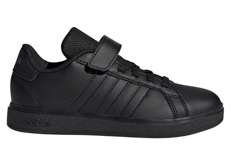 adidas Grand Court 2.0 Black Grey Six (PS) - IH5530 - US