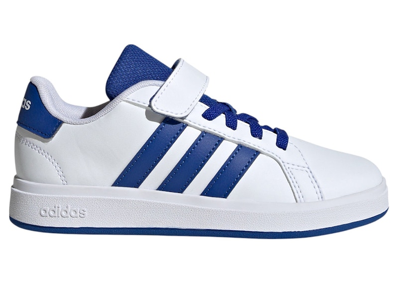 adidas Grand Court 2.0 Cloud White Royal Blue Core Black (PS) - JQ8000 - US