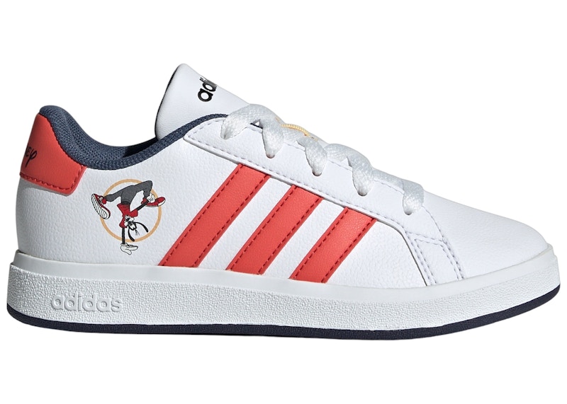 adidas Grand Court 2.0 Disney Mickey Cloud White Bright Red Preloved ...