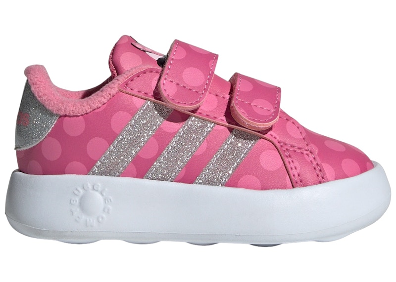 adidas Grand Court 2.0 Disney Minnie Pink Fusion Cloud White Bliss Pink ...