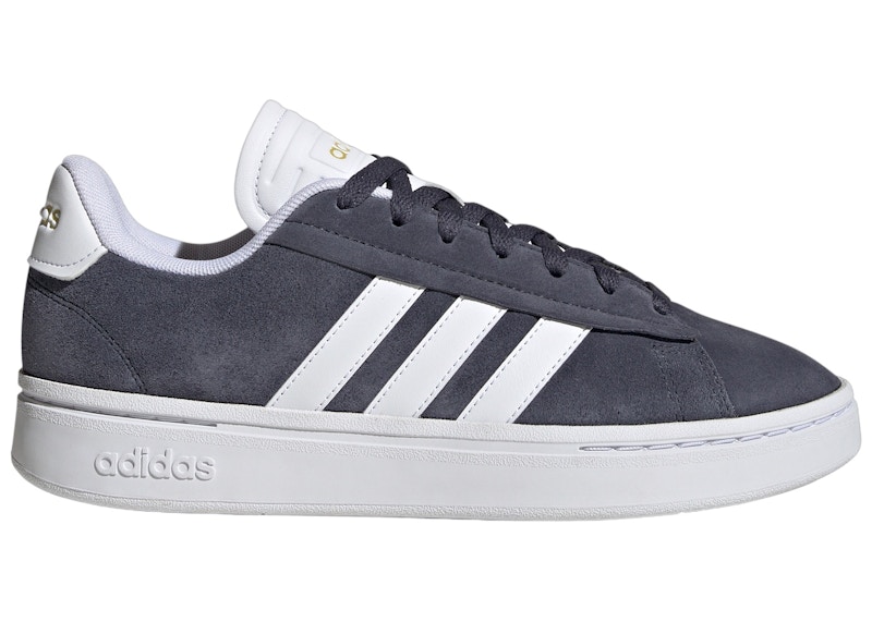 adidas Grand Court Alpha Shadow Navy Cloud White Gold Metallic (Women's ...