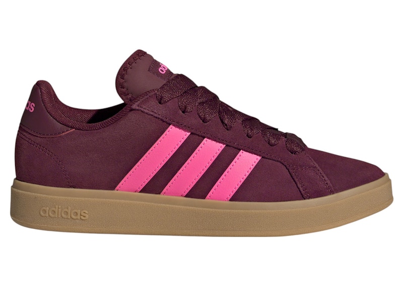 adidas Grand Court Base 00s Shadow Red Lucid Pink Gum (Women's ...