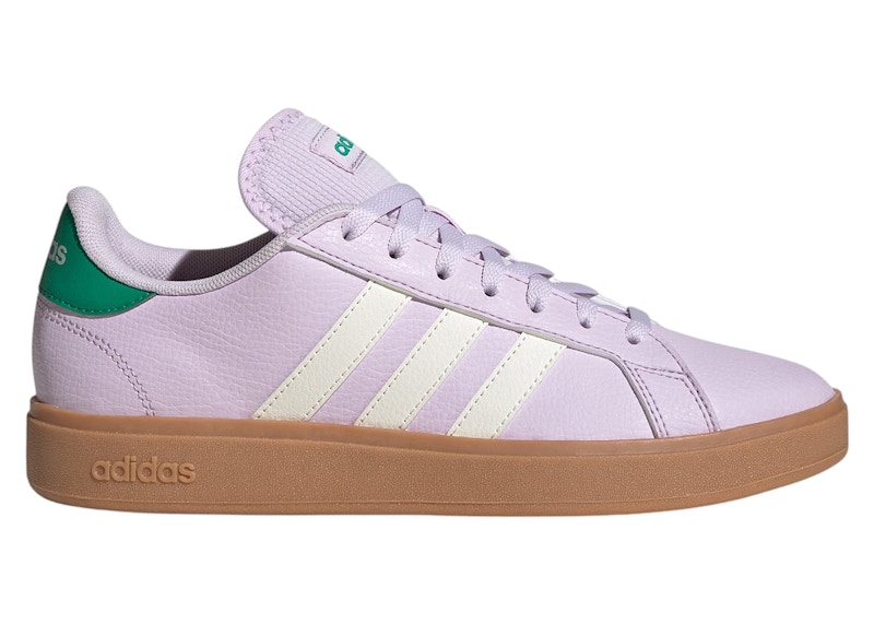 adidas Grand Court Base Ice Lavender Off White Court Green (Women's ...