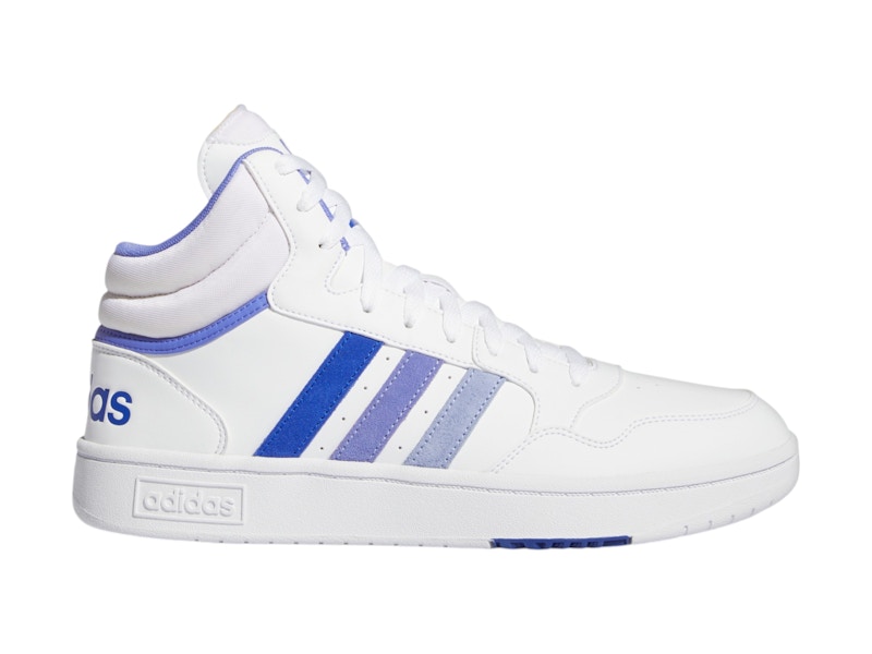 adidas Hoops 3.0 Classic Vintage Cloud White Blue Spark Semi Cobalt ...