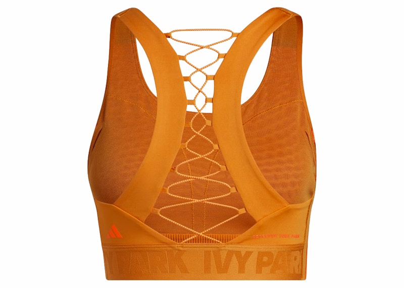 adidas Ivy Park Back Lace-Up Bra Focus Orange - SS23 - US