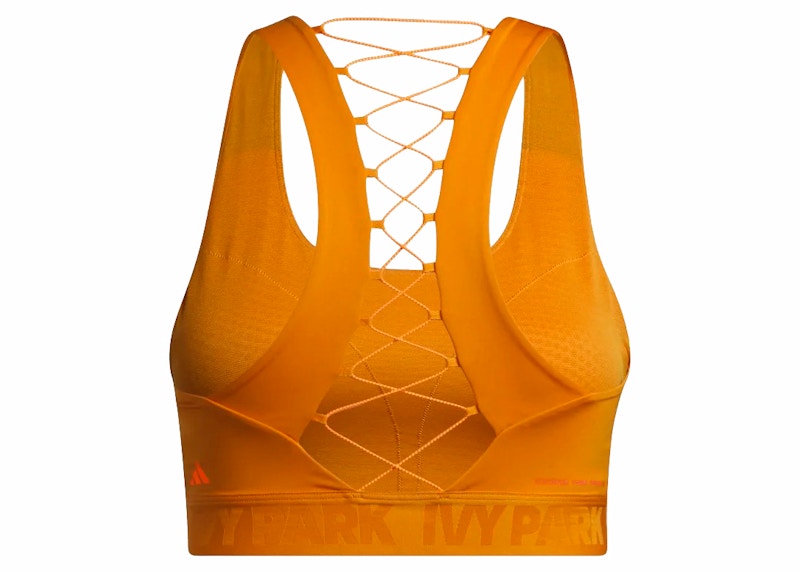 adidas Ivy Park Back Lace-Up Bra (Plus Size) Focus Orange - SS23 - US