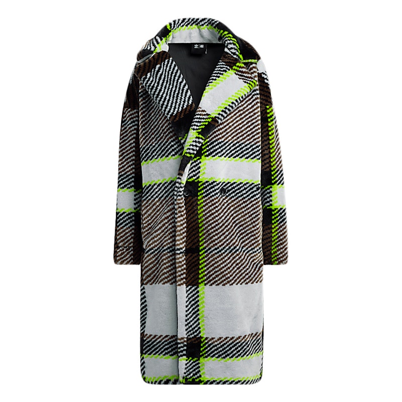 adidas Ivy Park Halls of Ivy Plaid Faux Fur Jacket (All Gender) Light ...