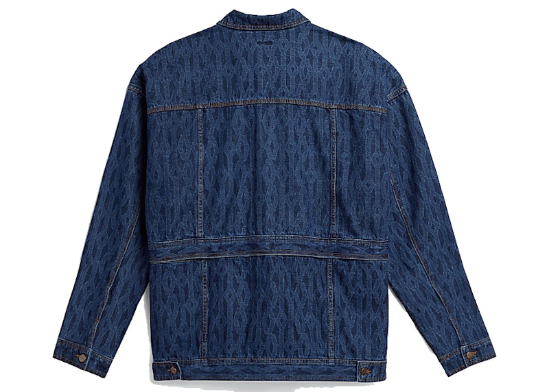 adidas Ivy Park Monogram Denim Denim Track Jacket (All Gender) Dark ...