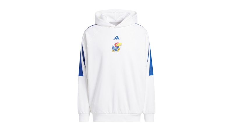 adidas Jayhawks Chapter Hoodie Kansas White Multi Men's - FW25 - GB
