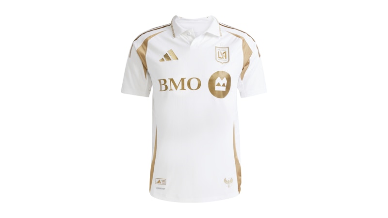 adidas LAFC 25/26 Away Authentic Jersey White Men's - SS25 - GB