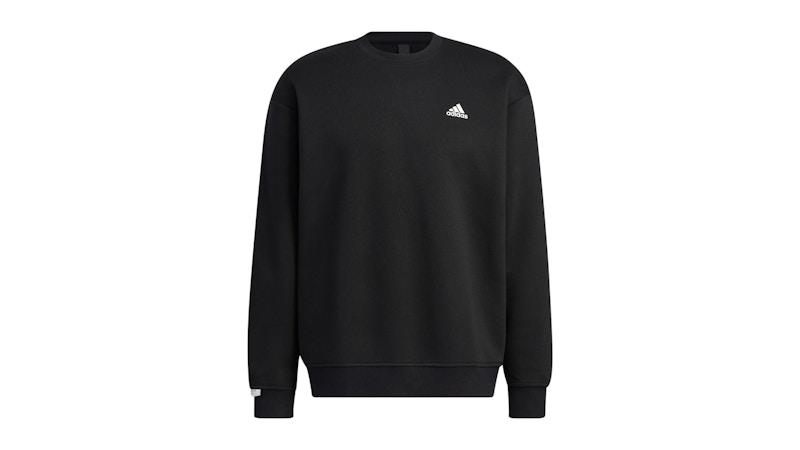 adidas Label Sweatshirt Black/White Men's - SS25 - US
