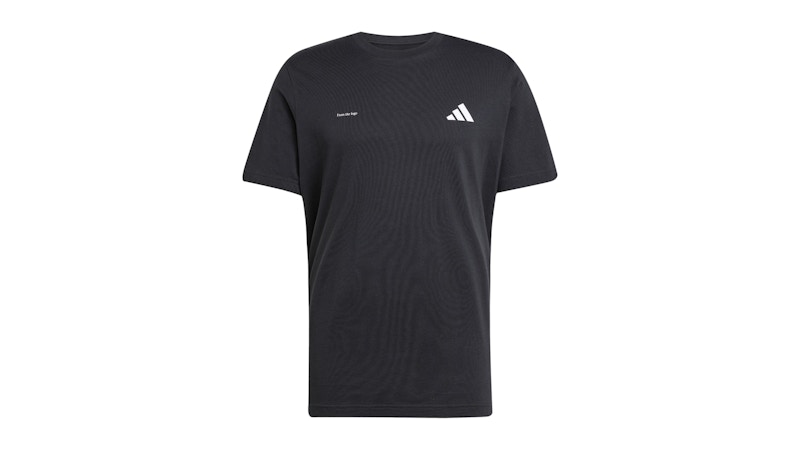 adidas Lens Power Of Hoop Graphic Tee Black Men's - SS25 - US