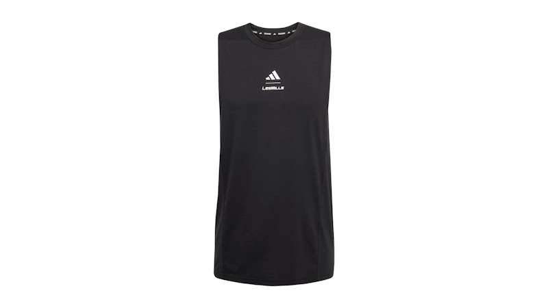adidas Les Mills Graphic Tank Top Black Men's - FW25 - US
